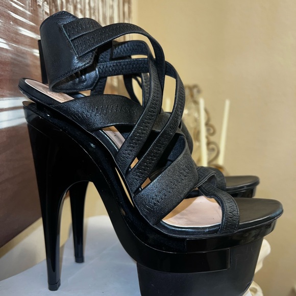 Versace | Shoes | Versace Triple Platform Heels | Poshmark